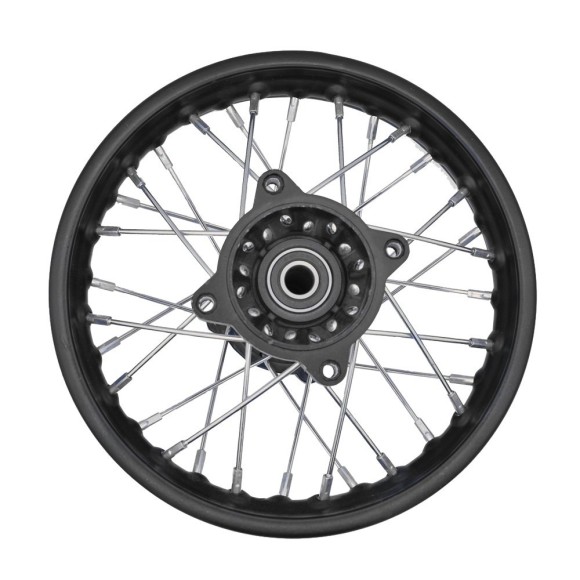 Llanta trasera 1.85-10" eje Ø 15mm SDG pit bike disco 76mm - plato 76mm